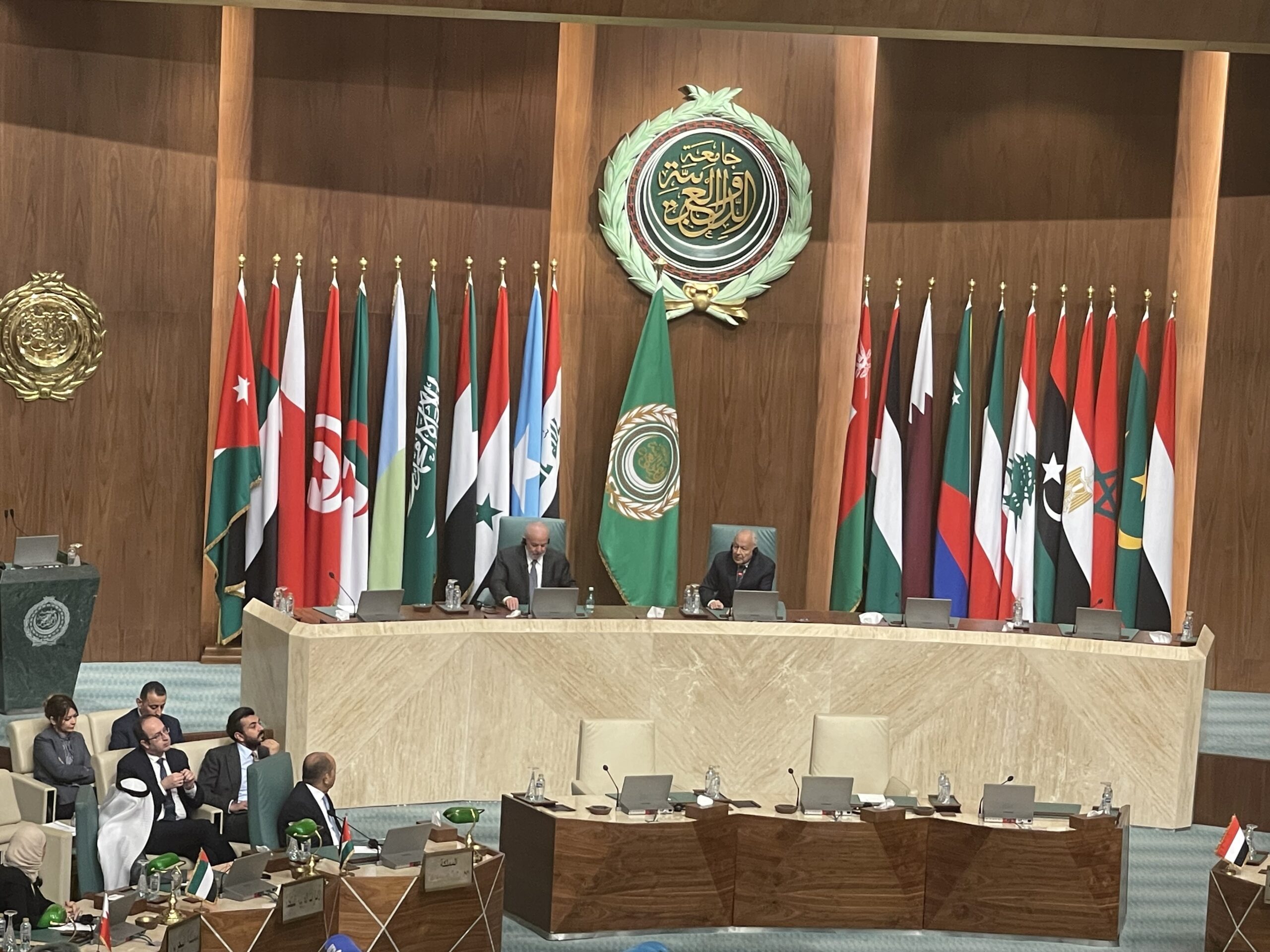 من الجامعة العربية الرئيس البرازيلي لولا دي سيلفا ما يحدث في فلسطين